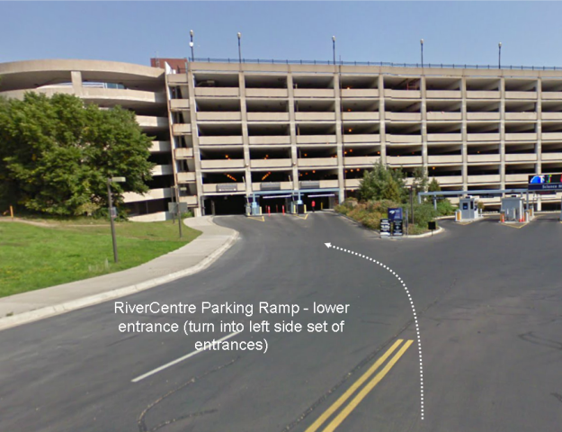 Lot 149: RiverCentre Ramp at 150 W. Kellogg Blvd. - St. Paul Parking